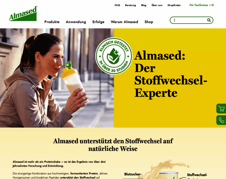 almased.de at WI. Schnell abnehmen mit hochwertigen Nährstoffen » ALMASED